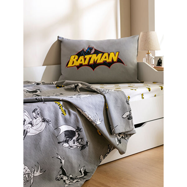 Batman Lisanslı Baskılı Erkek Çocuk Pike Takımı