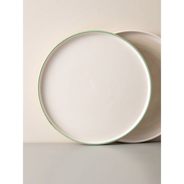 Düz Seramik Tabak 19 Cm