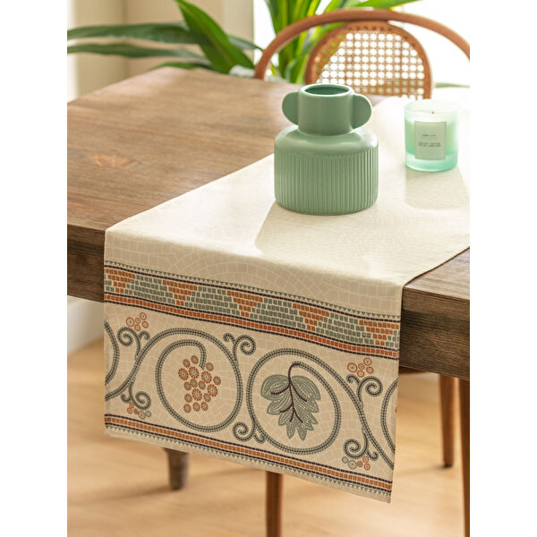 Mozaik Desenli Runner 45x135 Cm Mozaik Desenli Runner 45x135 Cm