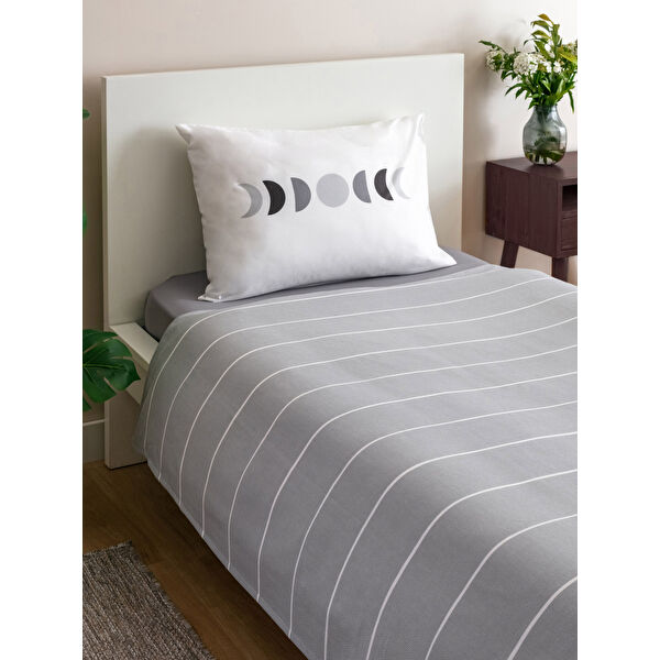 Desenli Dokuma Tek Kişilik Pike Takımı