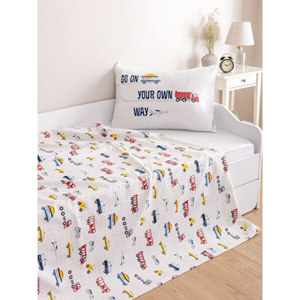 Baskılı Pamuklu Çocuk Pike Takımı Baskılı Pamuklu Çocuk Pike Takımı