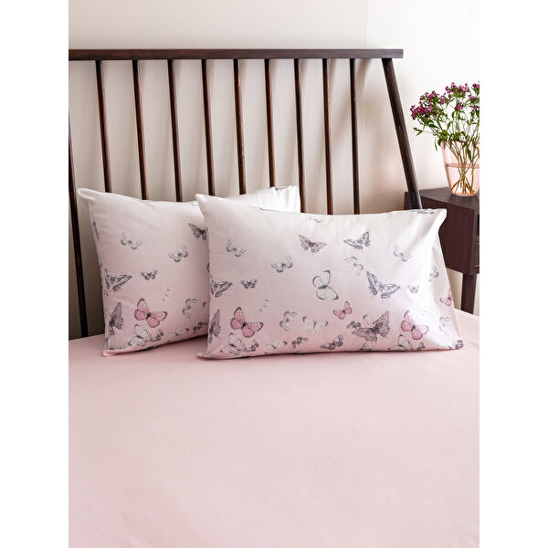 Kelebek Baskılı Dokuma Yastık Kılıfı 2'li 50x70 Cm Kelebek Baskılı Dokuma Yastık Kılıfı 2'li 50x70 Cm