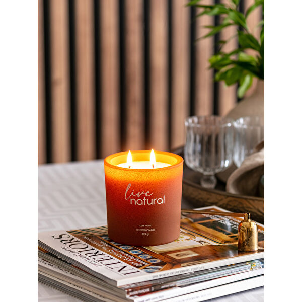 Baskılı Kokulu Dekoratif Bardak Mum 320 Gr Baskılı Kokulu Dekoratif Bardak Mum 320 Gr