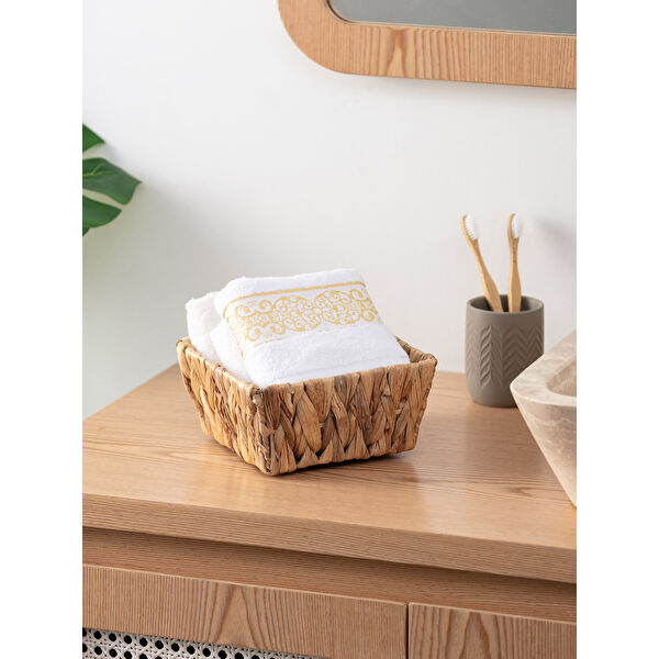 Nakışlı Pamuklu El Havlusu 30x50 Cm