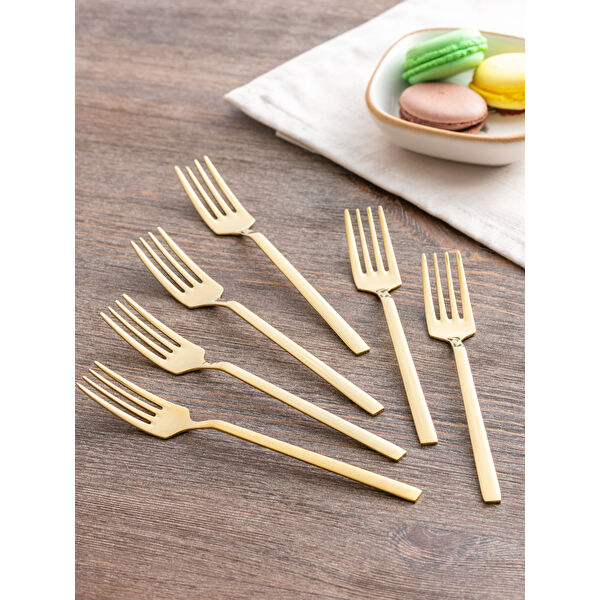 Çelik Tatlı Çatal Seti 6'lı Çelik Tatlı Çatal Seti 6'lı