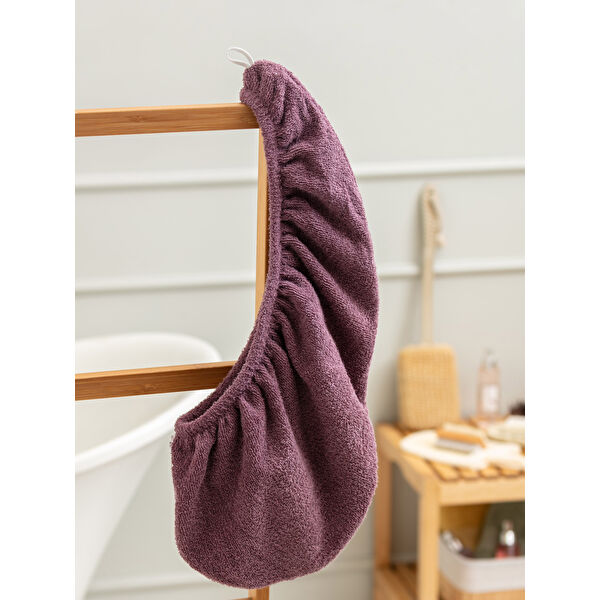 Lastikli Kadın Saç Havlusu