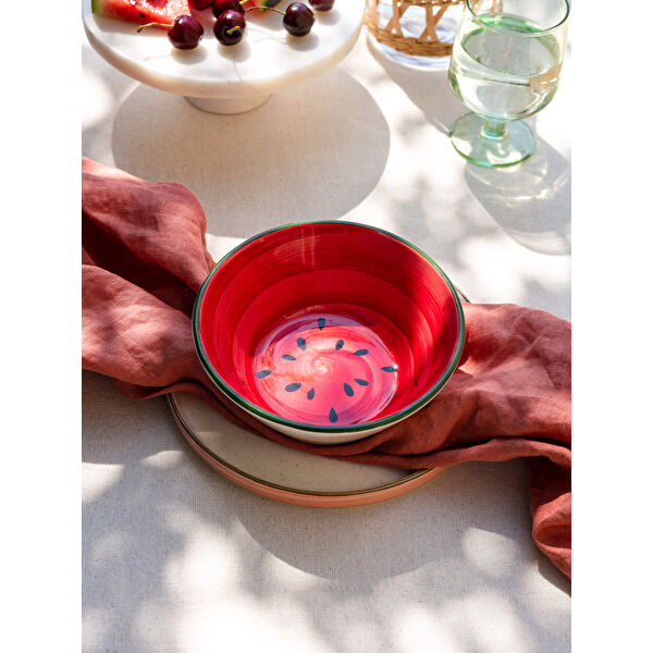 Karpuz Baskılı Seramik Kase 15 Cm Karpuz Baskılı Seramik Kase 15 Cm