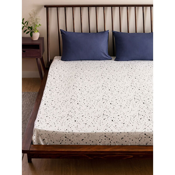 Desenli Dokuma Çift Kişilik Çarşaf