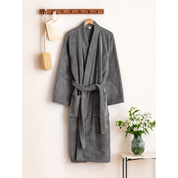 Uzun V Yaka Erkek Bornoz