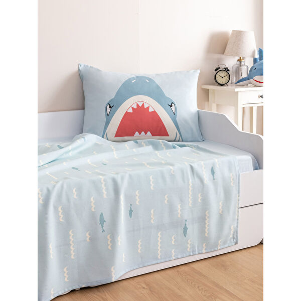 Baskılı Pamuklu Tek Kişilik Çocuk Pike Takımı Baskılı Pamuklu Tek Kişilik Çocuk Pike Takımı