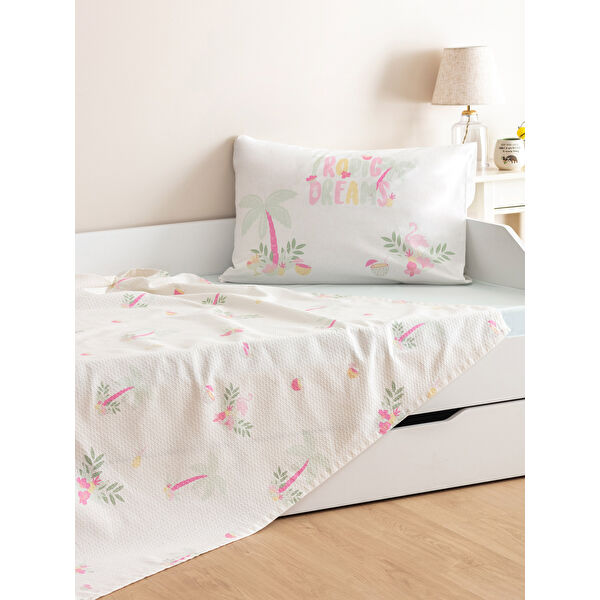 Baskılı Pamuklu Çocuk Pike Takımı Baskılı Pamuklu Çocuk Pike Takımı