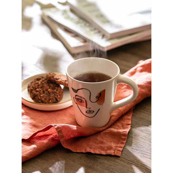 Yüz Baskılı Seramik Kupa 400 Ml Yüz Baskılı Seramik Kupa 400 Ml