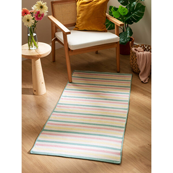 Çizgili Çift Taraflı Halı 70x140 Cm Çizgili Çift Taraflı Halı 70x140 Cm