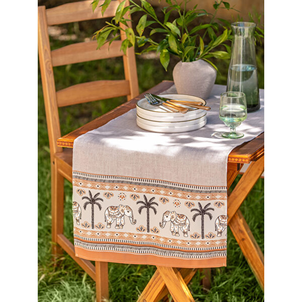 Etnik Baskılı Runner 45x135 Cm