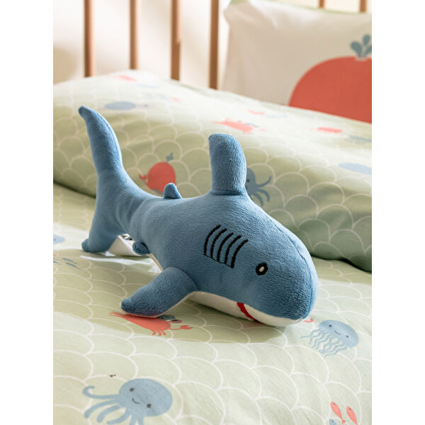 Pelüş Dolgulu Köpek Balığı Bebek Kırlent 30 Cm