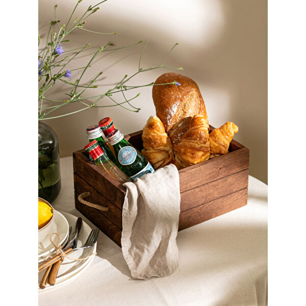 Düz Ahşap Organizer 29x21x13 Cm Düz Ahşap Organizer 29x21x13 Cm