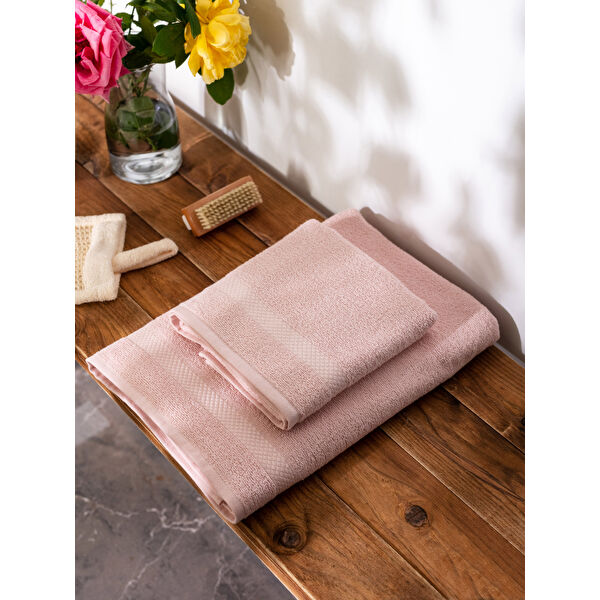 Düz Bukle Banyo Havlusu 2'li Düz Bukle Banyo Havlusu 2'li