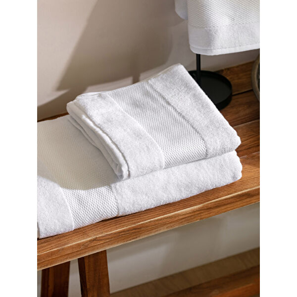 Düz Pamuklu Yüz Havlusu 50x80 Cm