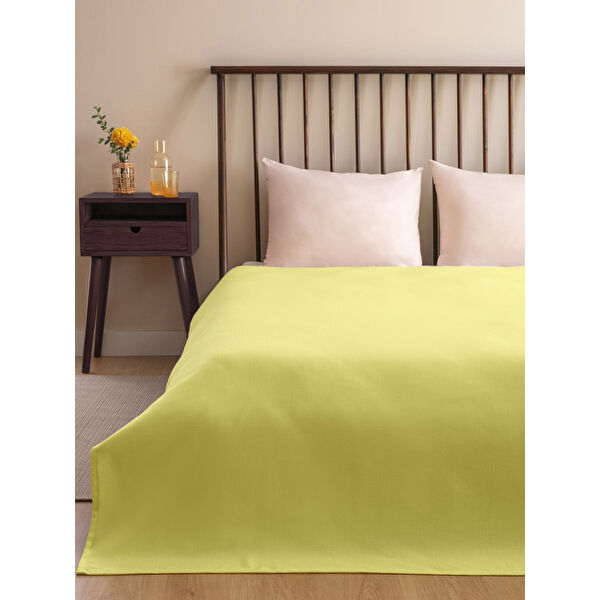 Düz Pamuklu Çift Kişilik Pike 200x230 Cm