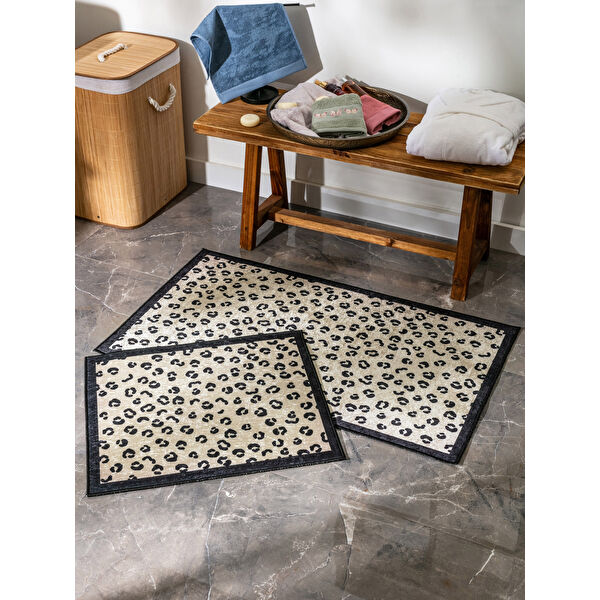 Desenli Banyo Paspası 2'li