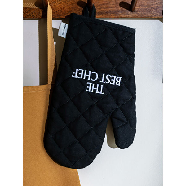 Yazı Nakışlı Fırın Eldiveni