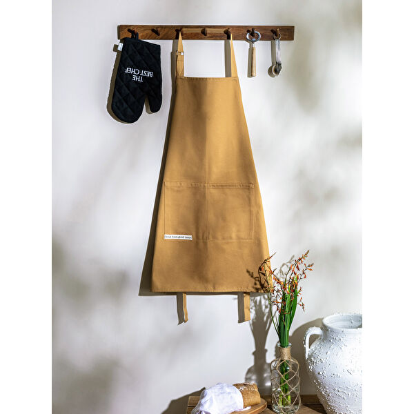 Yazı Baskılı Pamuklu Mutfak Önlüğü Yazı Baskılı Pamuklu Mutfak Önlüğü