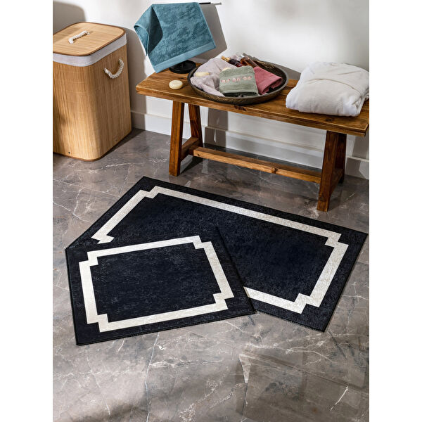 Desenli Banyo Paspası 2'li Desenli Banyo Paspası 2'li