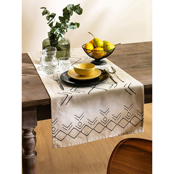 Etnik Desenli Pamuklu Runner 45x150 Cm Etnik Desenli Pamuklu Runner 45x150 Cm