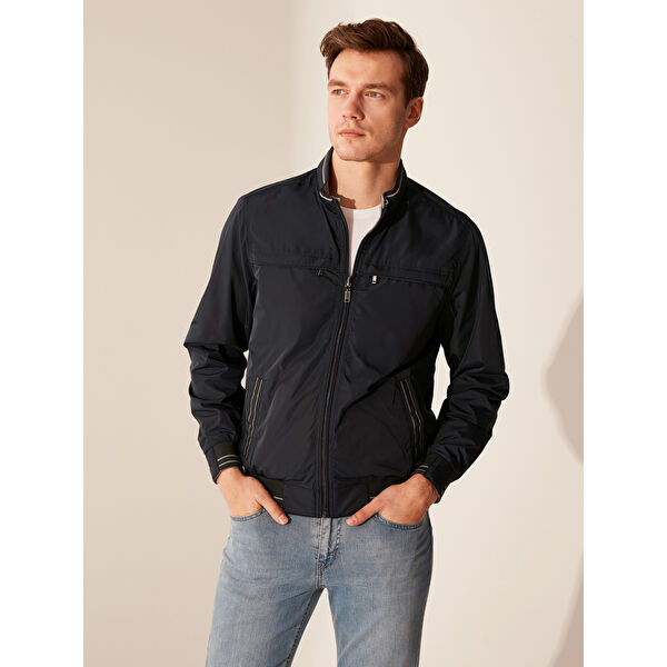 LCW CLASSIC Dik Yaka Çift Taraflı İnce Mont