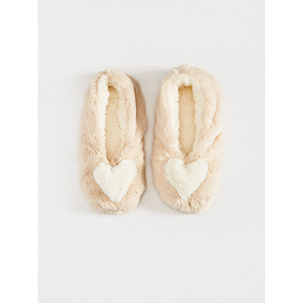 Desenli Pelüş Ev Çorabı