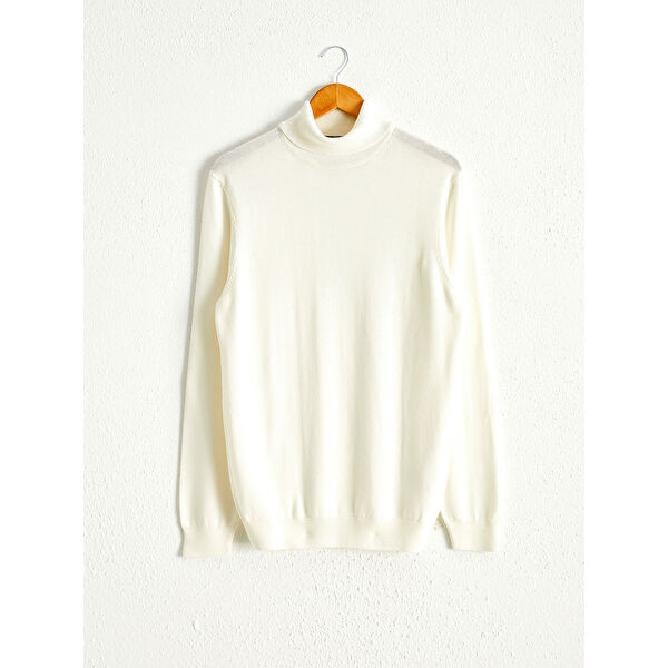 Balıkçı Yaka Uzun Kollu Basic İnce Triko Erkek Kazak Balıkçı Yaka Uzun Kollu Basic İnce Triko Erkek Kazak