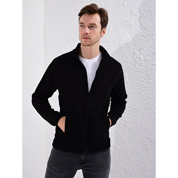 Dik Yaka Kalın Polar Hırka Dik Yaka Kalın Polar Hırka