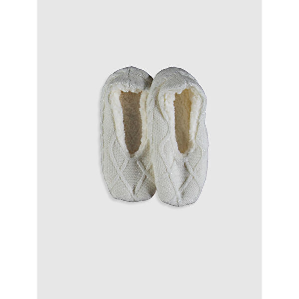 Desenli Işıltılı Ev Çorabı