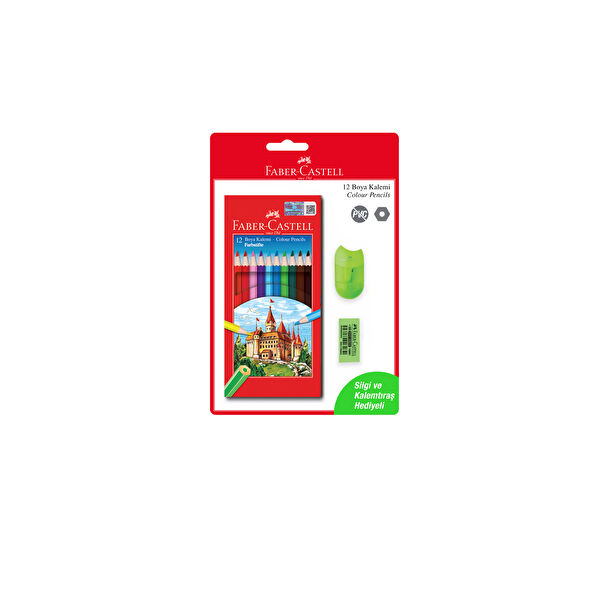 Faber Castell Kuru Boya Kalemi 12'li Faber Castell Kuru Boya Kalemi 12'li