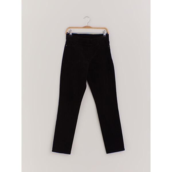 Yüksek Bel Kadife Pantolon