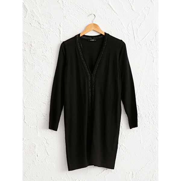 LCW GRACE Uzun Kollu Kadın Işıltılı Triko Hırka