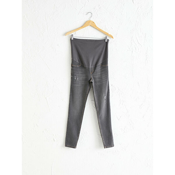 Süper Skinny Hamile Jean Pantolon