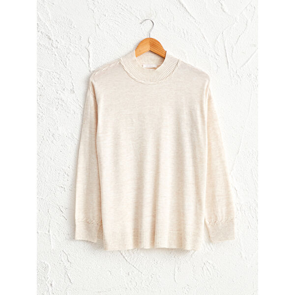 Yarım Balıkçı Yaka İnce Triko Kazak