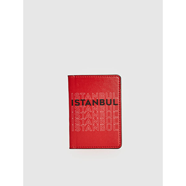 Yazı Baskılı Pasaport Kılıfı Yazı Baskılı Pasaport Kılıfı