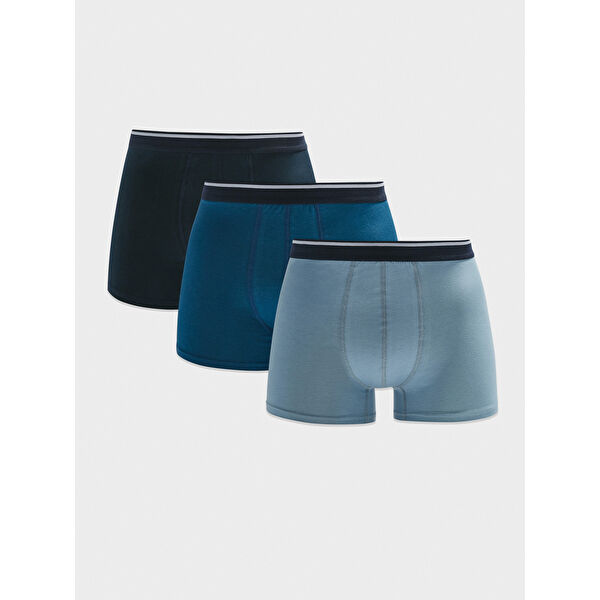 LCW DREAM Standart Kalıp Esnek Kumaş Erkek Boxer 3'lü