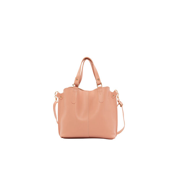 Bagmori Üç Bölmeli Çıtçıt Detaylı Çanta Bagmori Üç Bölmeli Çıtçıt Detaylı Çanta