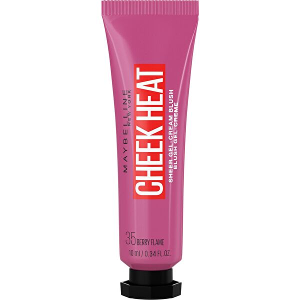 Maybelline New York Cheek Heat Likit Allık - 35 Berry Flame - Koyu Pembe Maybelline New York Cheek Heat Likit Allık - 35 Berry Flame - Koyu Pembe