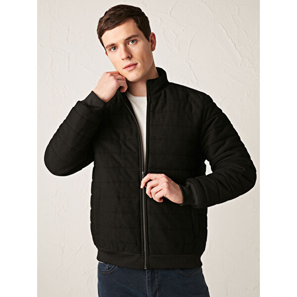 LCW VISION Slim Fit Kapitone Desenli Bomber Mont LCW VISION Slim Fit Kapitone Desenli Bomber Mont