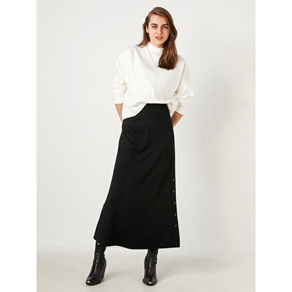 LCW GRACE Standart Fit Kadın A Kesim Uzun Etek