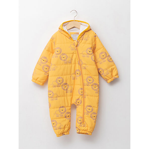 Kapüşonlu Uzun Kollu Baskılı Erkek Bebek Fermuarlı Astronot Mont Kapüşonlu Uzun Kollu Baskılı Erkek Bebek Fermuarlı Astronot Mont