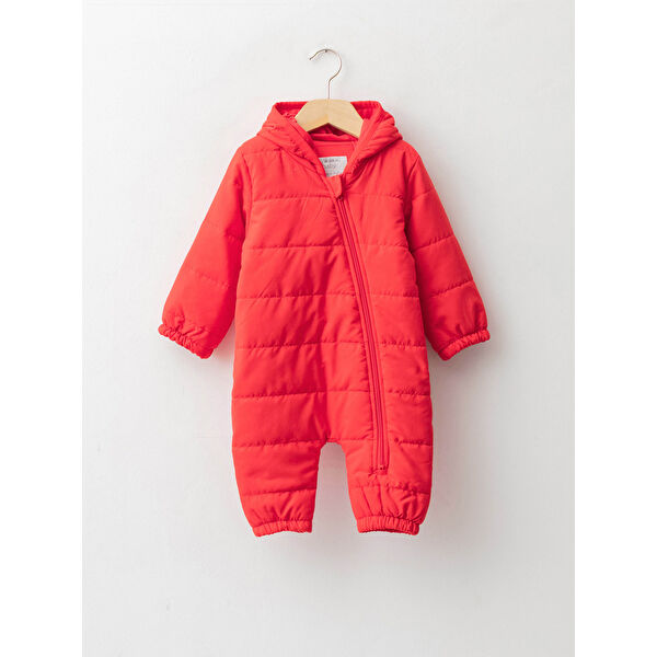 Kapüşonlu Uzun Kollu Kız Bebek Fermuarlı Astronot Mont Kapüşonlu Uzun Kollu Kız Bebek Fermuarlı Astronot Mont