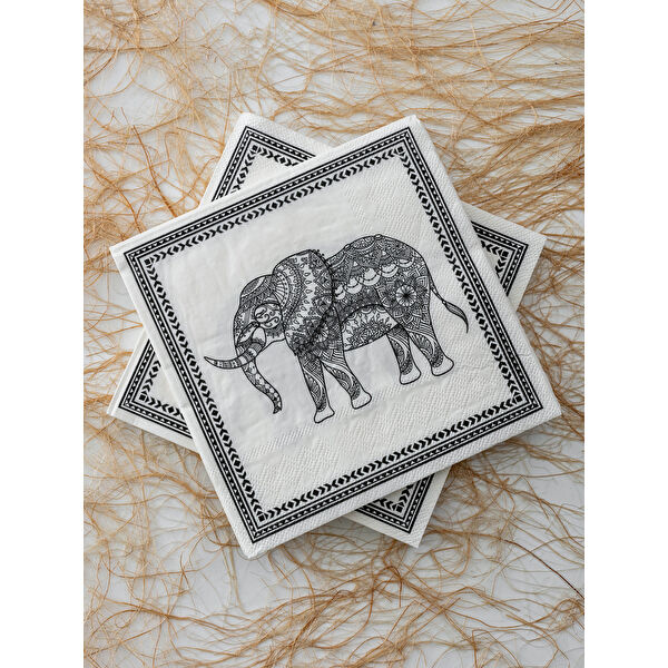 Slogan Baskılı Kağıt Peçete 20'li 33x33 Cm Slogan Baskılı Kağıt Peçete 20'li 33x33 Cm