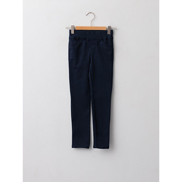 Skinny Fit Basic Gabardin Kız Çocuk Pantolon