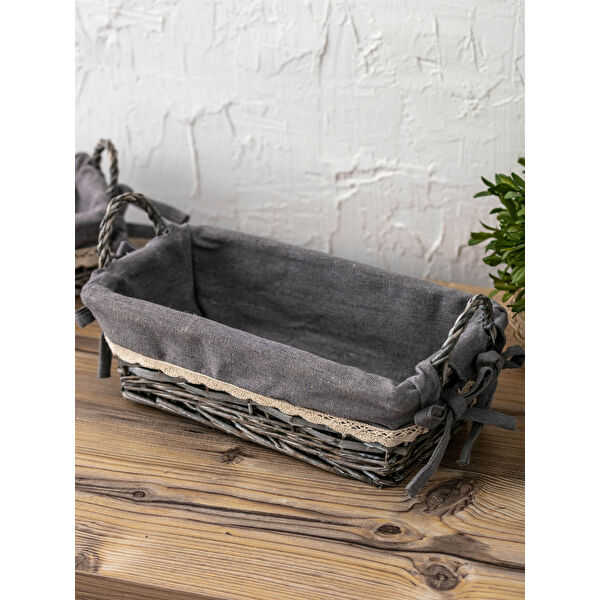 Hasır Organizer Sepet 25x13x9 Cm Hasır Organizer Sepet 25x13x9 Cm