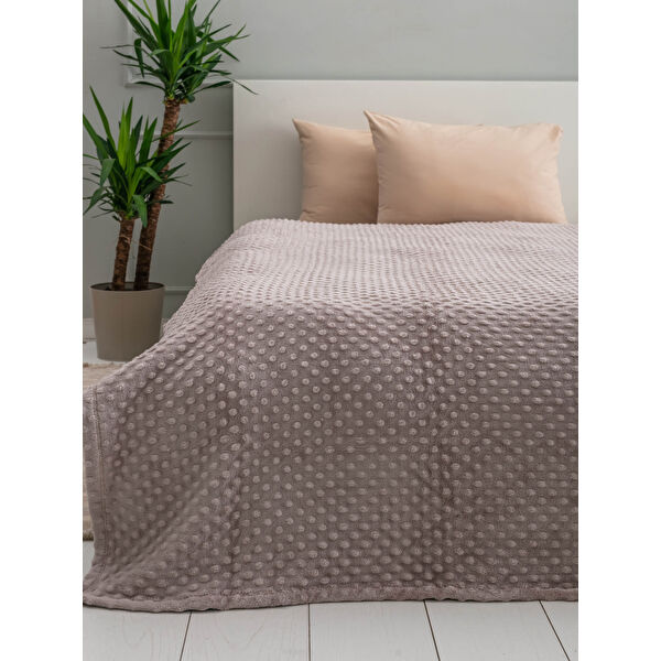 Çift Kişilik Tomurcuk Desenli Well Soft Battaniye 200x220 Cm